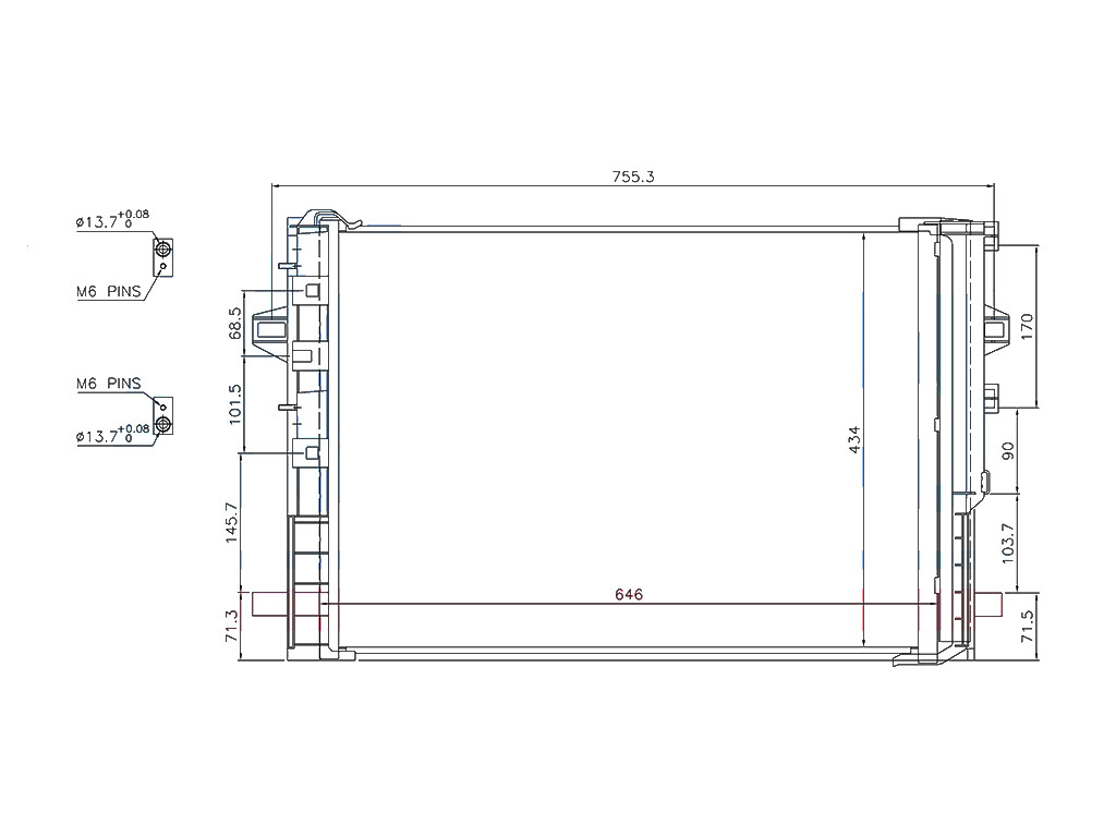 FÜR MERCEDES B W246 2011-2019 KONDENSATOR KLIMAANLAGE 2465000054 | eBay.de
