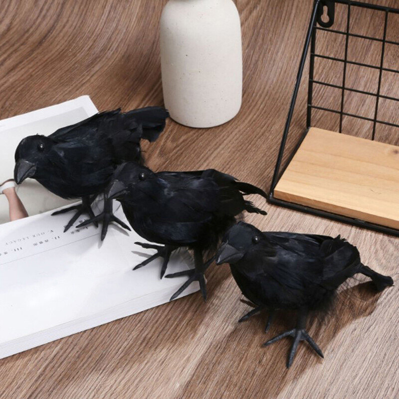 Simulation Black Crow Raven Bird Repellent Pest Control PigeonRepellent ...