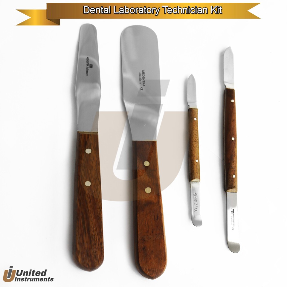 4Pcs Dental Laboratory Technician Alginate Spatula Fahen Knife ...