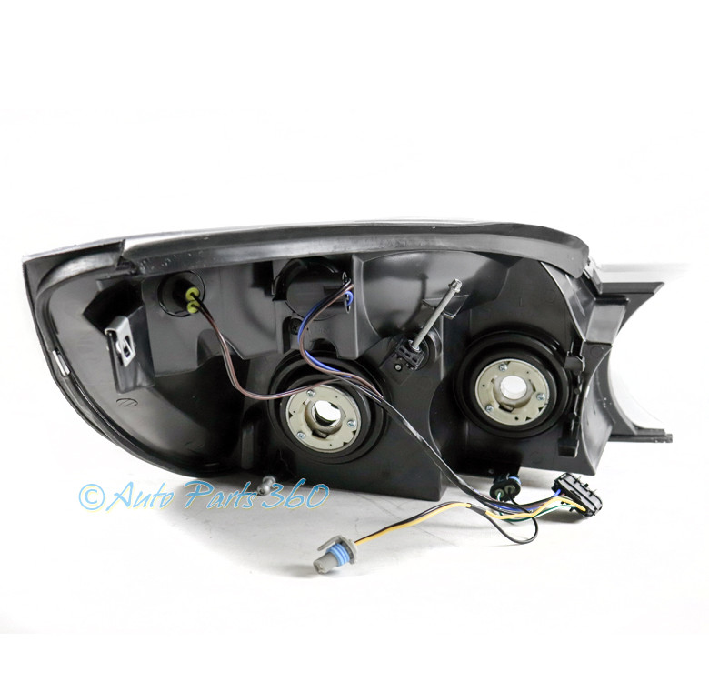 FOR 02-07 BUICK RENDEZVOUS CRYSTAL STYLE CHROME HEADLIGHTS LAMP W/LED ...