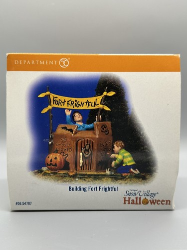 Dept 56 Halloween Snow Village Building Fort Frightful Snow Village ...