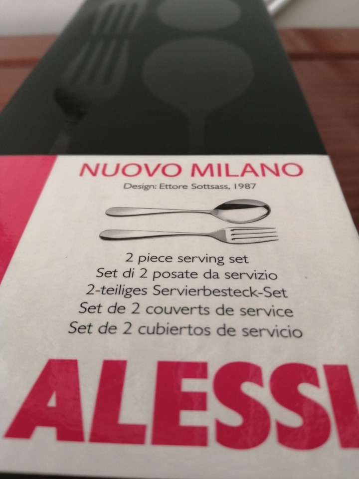 Alessi Nuovo Milano 2-piece Serving Set | eBay UK