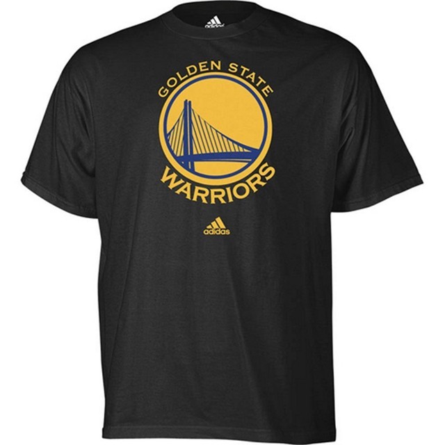 Golden State Warriors Primary Logo Adidas Black T Shirt | eBay