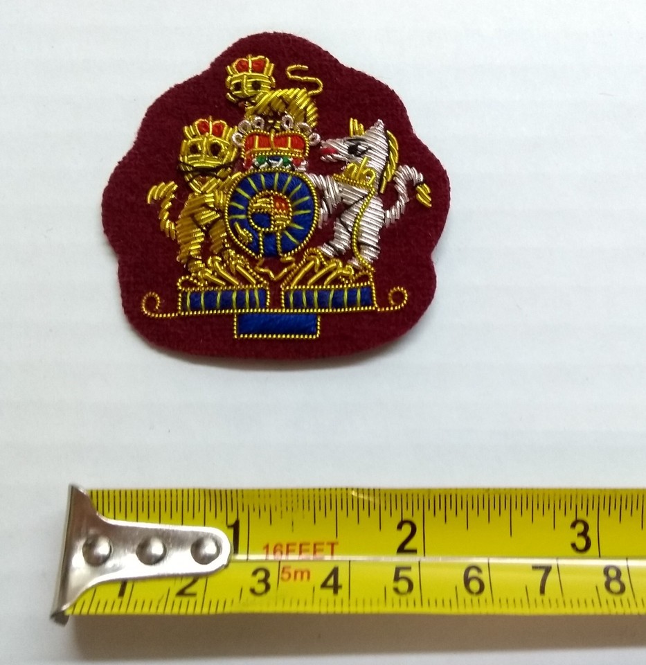 Mess Kit Badge WO1 Para Maroon British Military Hand Embroidered ...