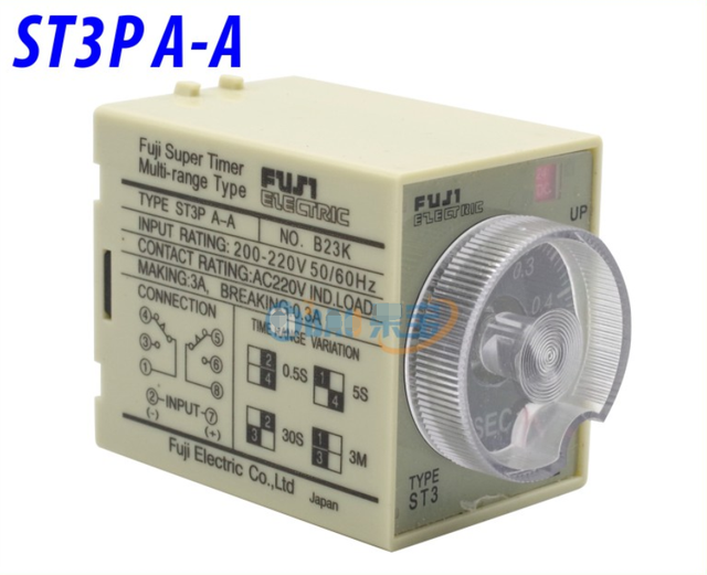 1Pcs Fuji Super Timer Relay ST3P A-A ST3PA-A AC220V cb for sale online ...