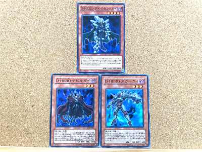 Yu-Gi-Oh! TCG Destiny HERO - Diamond Dude etc Common Japanese 3 Card ...