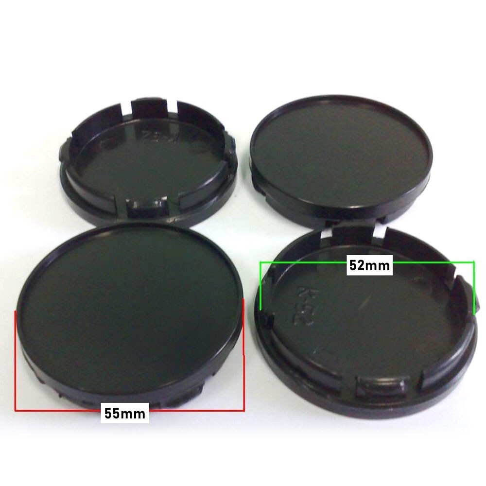 C4 Black Color Wheel Center Cap Hubs Car Tuning Finished Cap 55 Lock ...