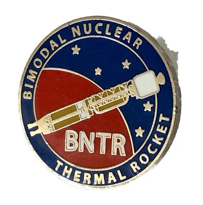 NASA Rocketdyne BNTR Lapel Pin Bimodal Nuclear Thermal Rocket Lapel Pin ...