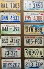 Large lot colorful of 25 old license plates - bulk - many states - low ...