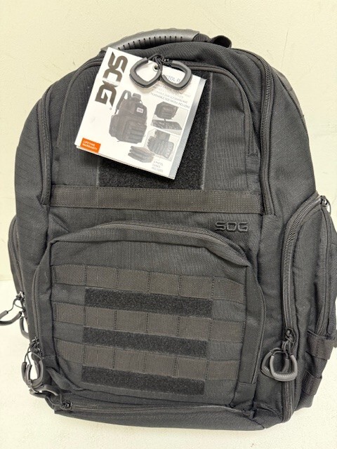 SOG 3 Pistol Range Backpack Black With 3 Cases Outdoor Heavy Duty | eBay