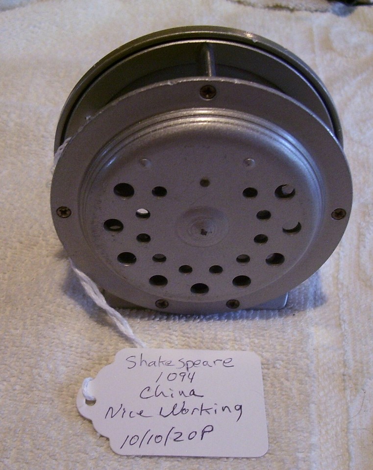 NICE VINTAGE SHAKESPEARE 1094 FLY REEL 10/10/20FLE NICE WORKING GOOD ...