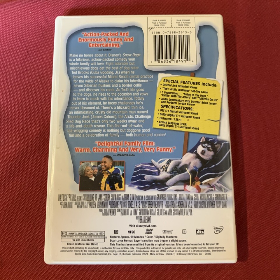 Snow Dogs (DVD, 2002) 786936184914 | eBay