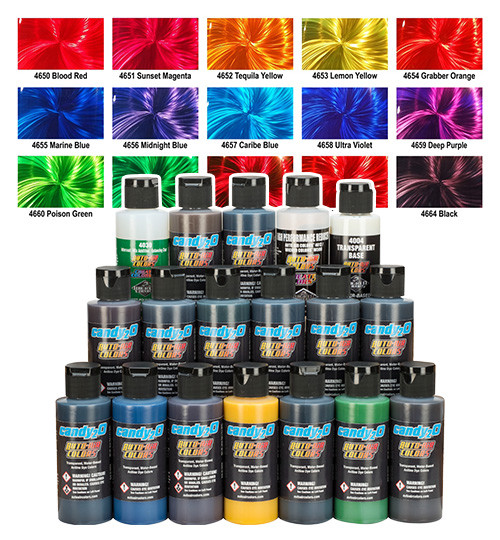 Createx Colors 4681-00 Candy2o Complete Set 2 Oz for sale online | eBay