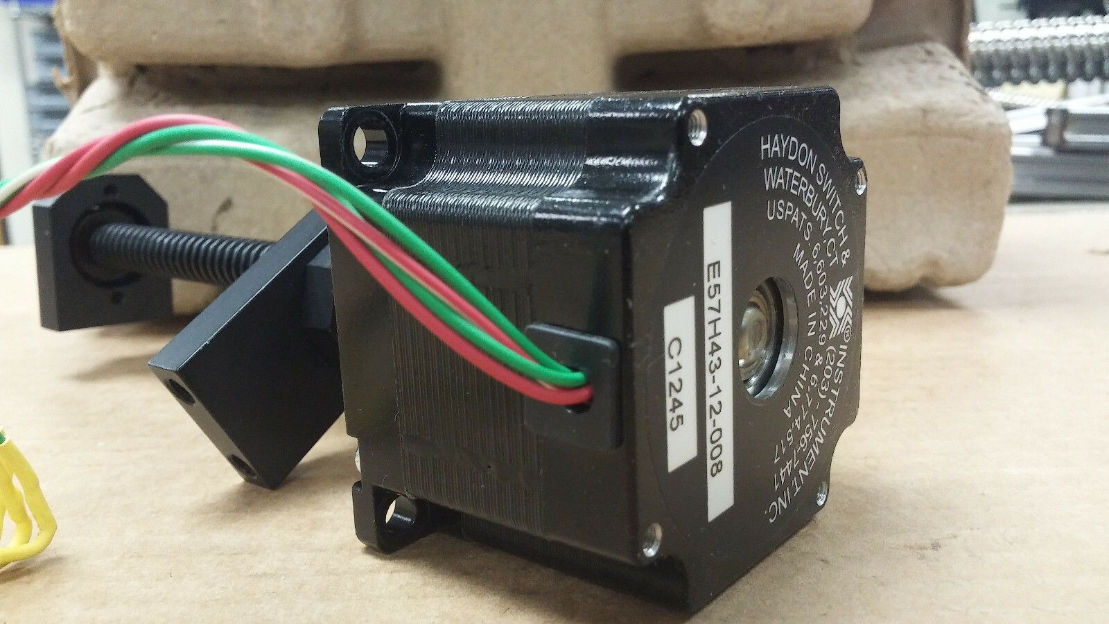 HAYDON SWITCH & Instruments E57H43-12-008 Stepper Motor Linear Actuator ...