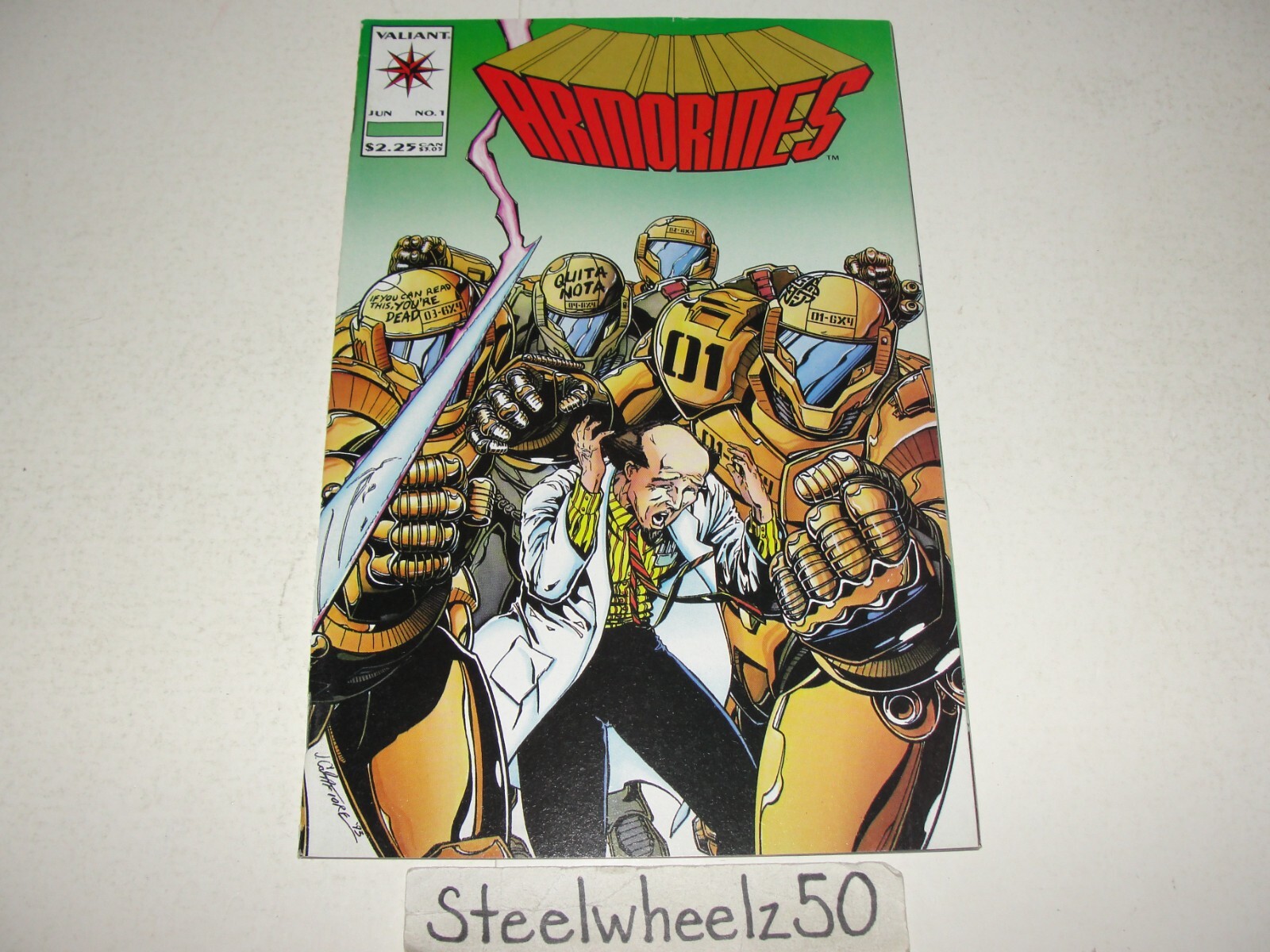 Armorines #1 Comic Valiant 1994 Vs Sharks Jorge Gonzalez Jim Calafiore ...