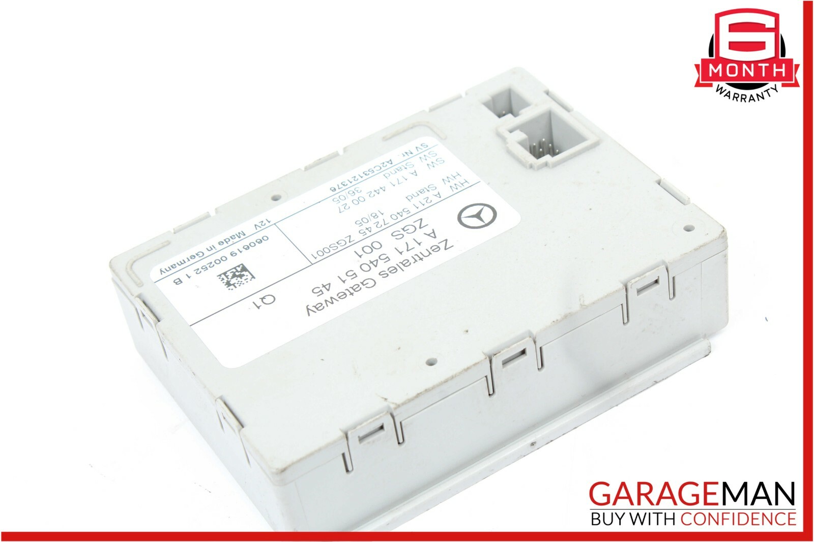 05-11 Mercedes R171 SLK280 SLK300 SLK350 Central Gateway Control Module ...