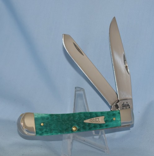 CASE XX GREENBONE LARGE TRAPPER KNIFE 6254 2005 5 DOT "NEAR MINT!! | eBay