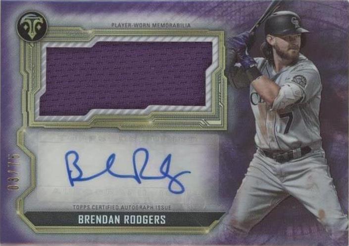 2020 Topps Triple Threads - Autograph Single Jumbo Relics Brendan ...