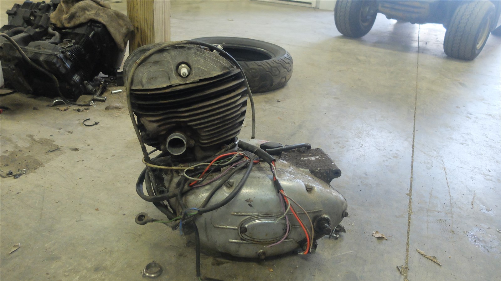 Sears Allstate Puch SR250 SR 250 Twingle Engine Motor | eBay