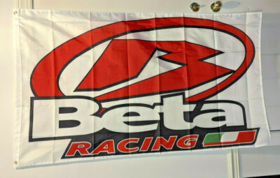 Beta Racing Logo Flag Banner 3x5 ft Mancave Garage Flag MX/SX | eBay