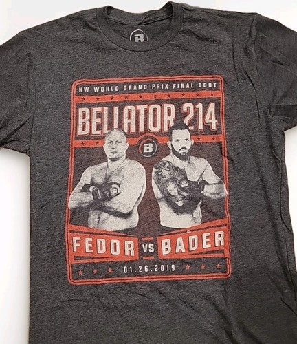 Bellator Fighting Championships MMA [Fedor vs Bader Event Shirt] Medium ...