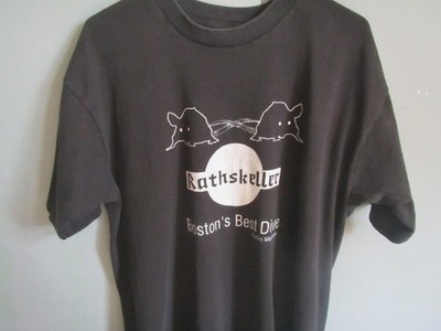 Vtg 90s Rathskeller "The Rat" T Shirt XL Boston MA Kenmore Square Best ...