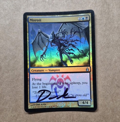 UNPLAYED SIGNED FOIL MTG Moroii Dan Scott Ravnica: City of Guilds Edh ...