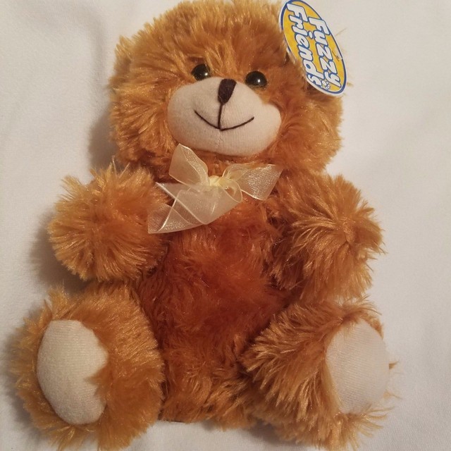 Fuzzy Friends Plush Bear 11" Stuffed Animal | eBay