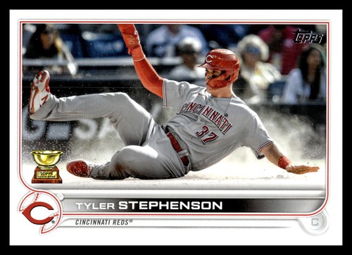 2022 Topps #175 Tyler Stephenson Cincinnati Reds Baseball NM Rookie Cup ...