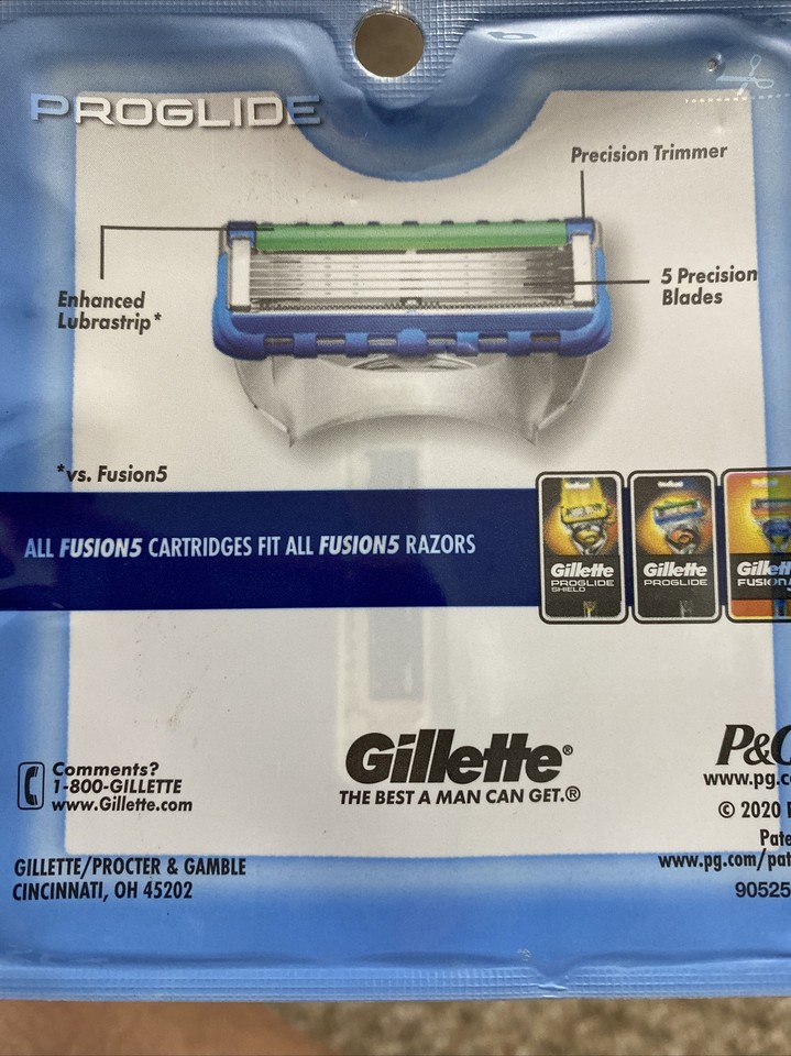 Brand NIB Gillette Fusion 5 ProGlide Men's Razor Blade Refills, 4 Count ...