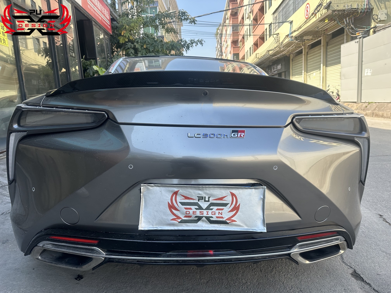 ART Style Fits Lexus LC500 LC500H Dry Carbon Fiber Rear Trunk Spoiler ...