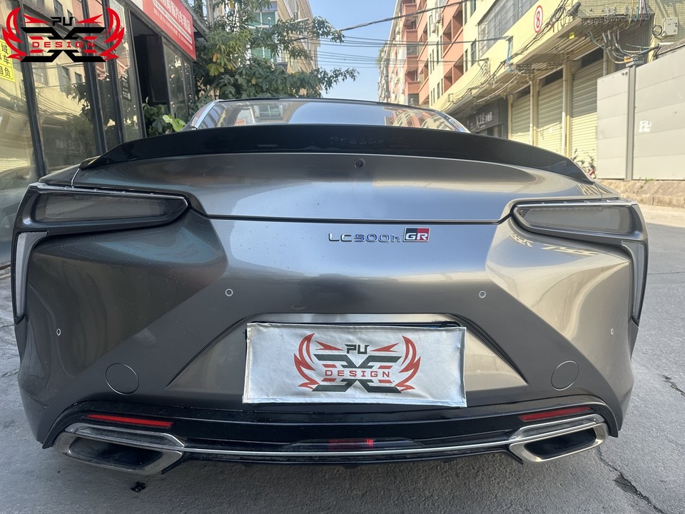 ART Style Fits Lexus LC500 LC500H Dry Carbon Fiber Rear Trunk Spoiler ...