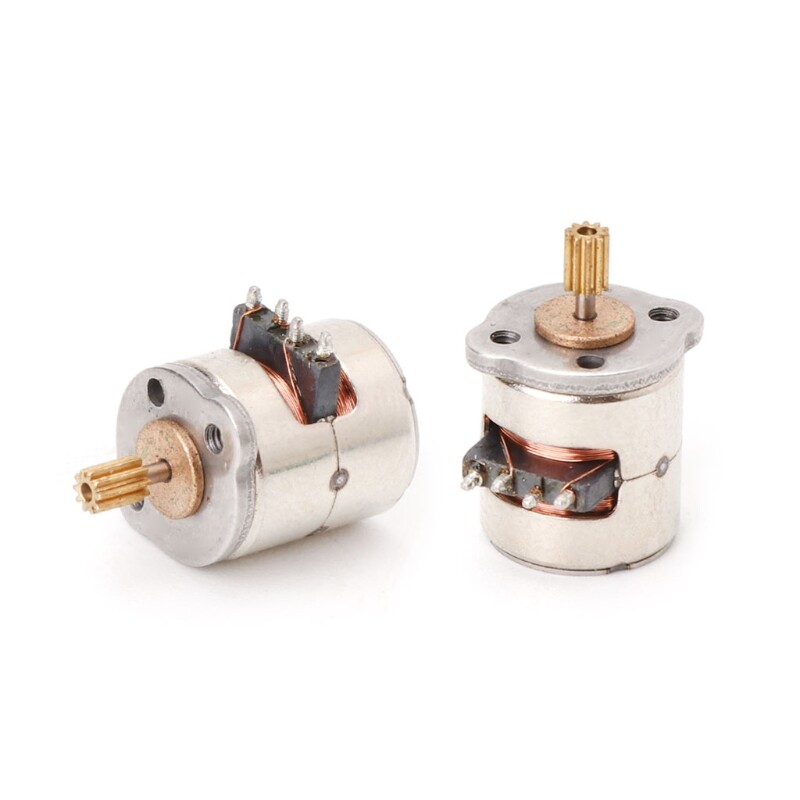 10Pcs 3V 2 Phase 4 Wire Dia.8mm Stepper Motor Micro For Digital ...