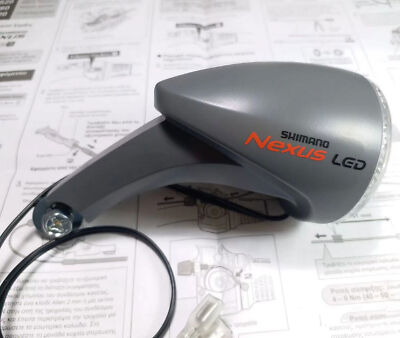 SHIMANO NEXUS LP-X101 LED Bike Front Head Light For HUB Dynamo Light ...