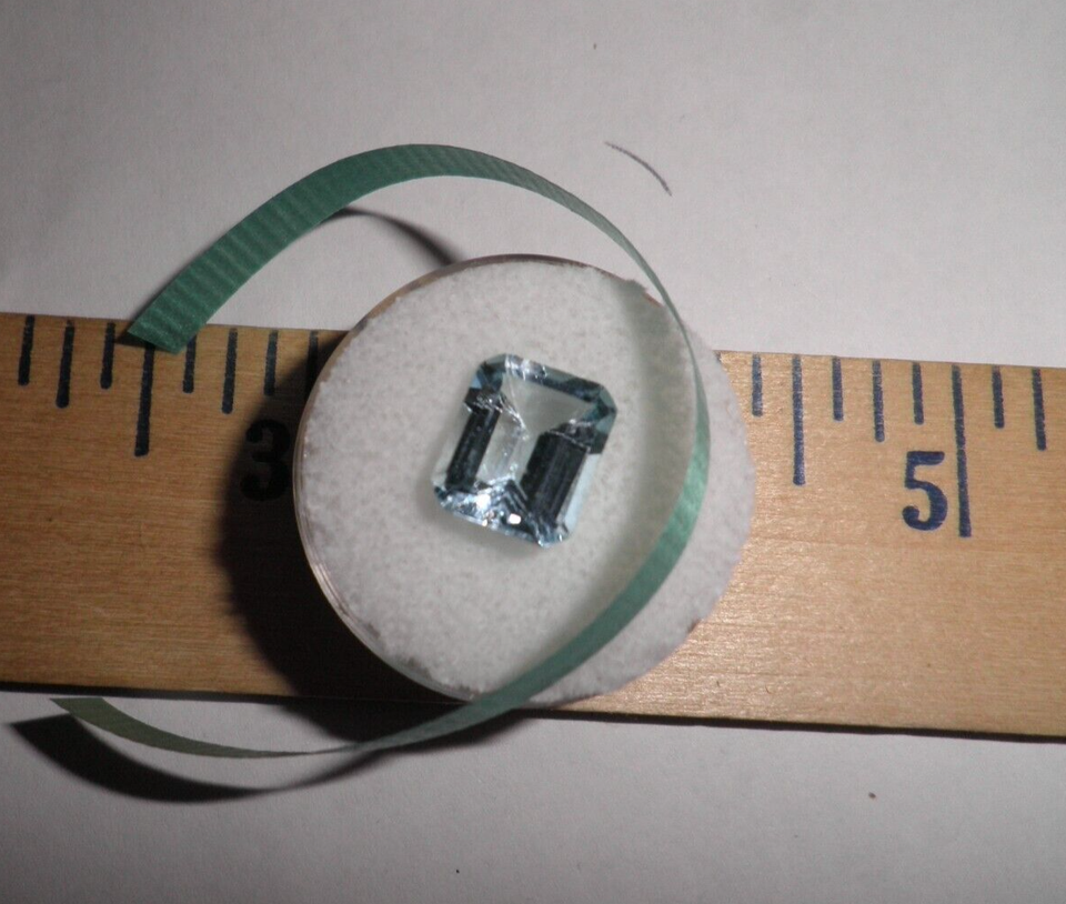 Swiss Blue TOPAZ Emerald-cut 11x9mm Loose Gemstones Eye Clean T4523 | eBay