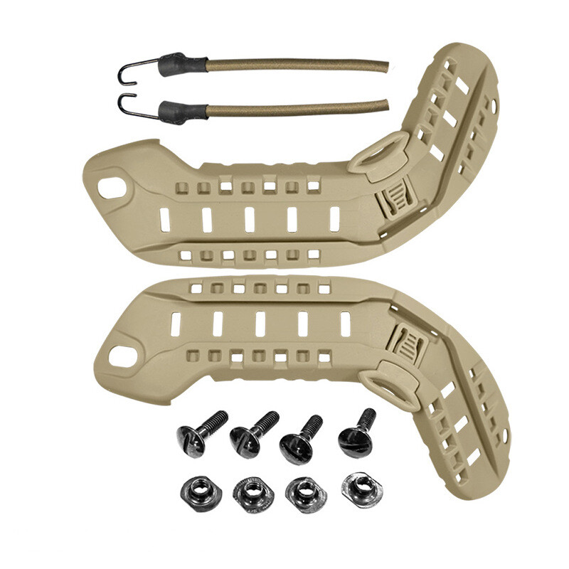 Nylon Tactical Combat MSA ARC Helmet Side Rails For MICH 2000 2001 2002 ...