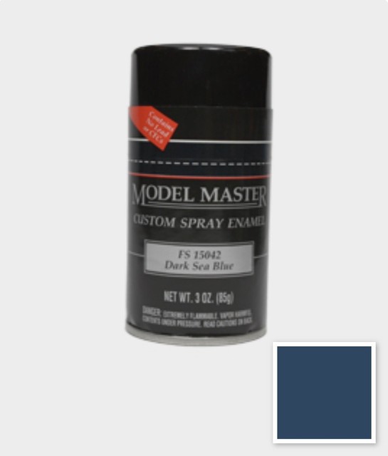 Model Master 3oz Spray Fs15042 Dark Sea Blue 1917 Testors for sale ...