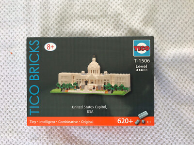 TICO BRICKS UNITED STATES CAPITAL BUILDING T-1506 W/ 620 PIECES NEW | eBay