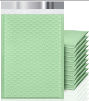20 A5 Paper Size 6x10 In Green Ash Poly Bubble Envelopes Padded ...