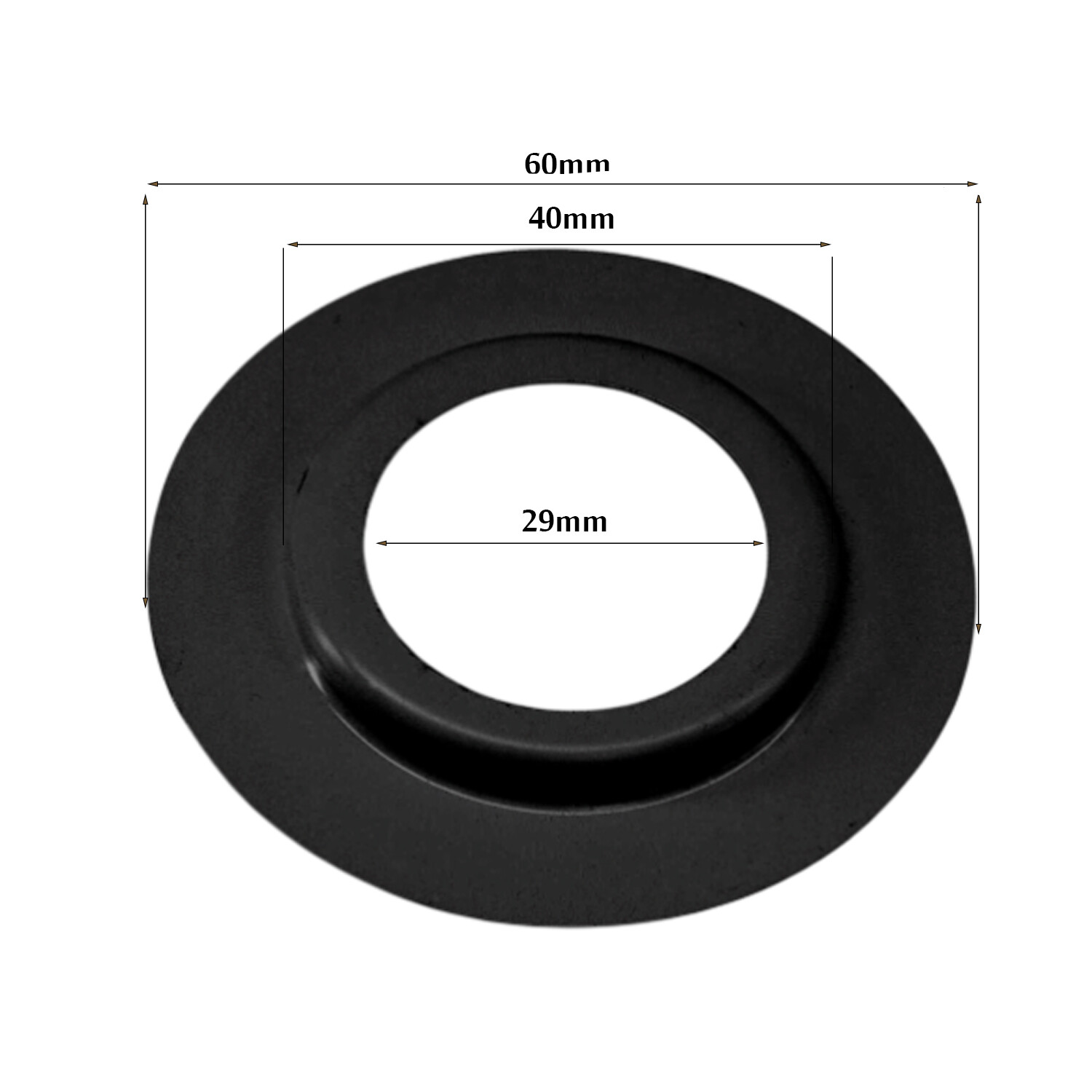 2x Metal Lamp Shade Reducer Plate Light Fitting Ring Washer adaptor ...