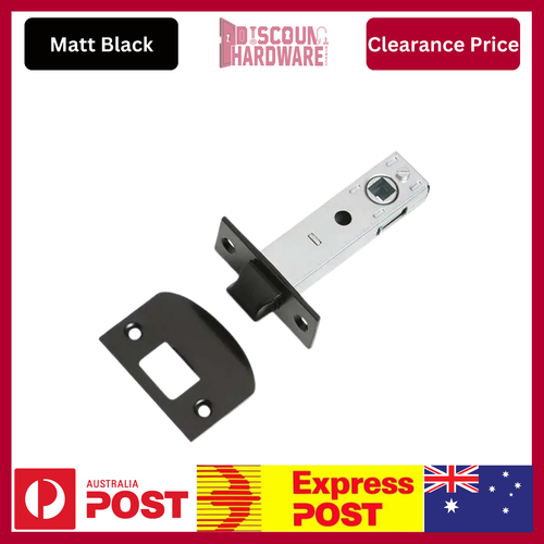 Tubular Latch 60mm Backset Bright Chrome/Satin Chrome/Matt Black | eBay ...