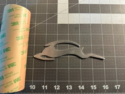 6 inch aluminum Impala leaping deer emblems 94 95 96 SS grille caprice ...