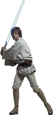 Luke Skywalker Star Wars Wall Sticker Decal Bedroom Decor Art Mural ...