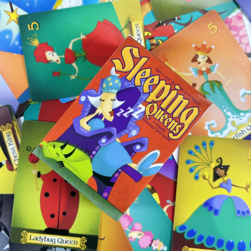 1 PC English Sleeping Queens Cards Board Game 2-5 People Family Gift ...