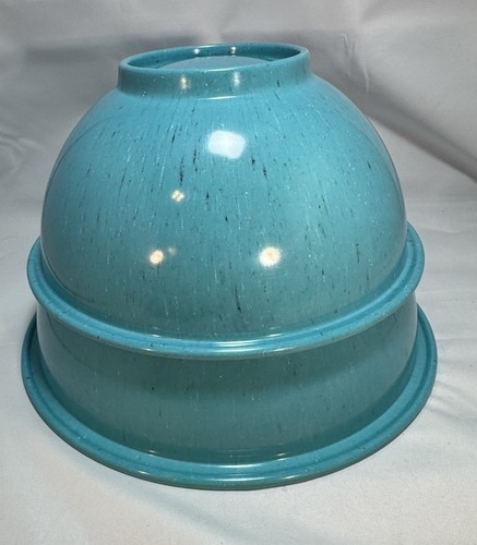 2- TEXAS WARE TURQUOISE CONFETTI BOWLS 125 & 118 | eBay