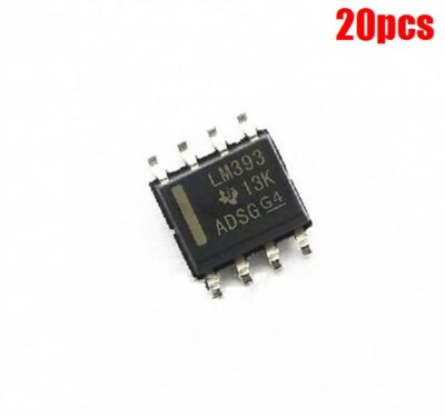 20Pcs Ti Comparator Dual LM393 LM393D Low Power SOP-8 Ic New cw | eBay