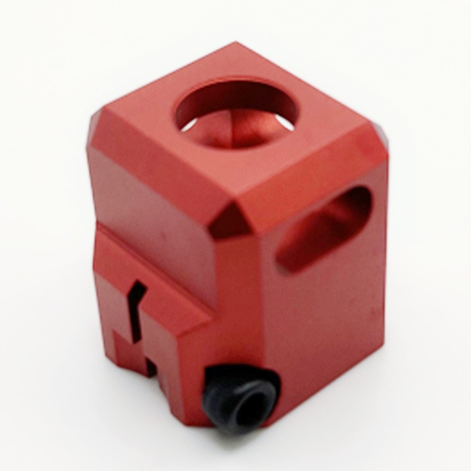 1/2x28 TPI 9mm Muzzle Brake Compensator Clamp Aluminum For Glock CC On ...