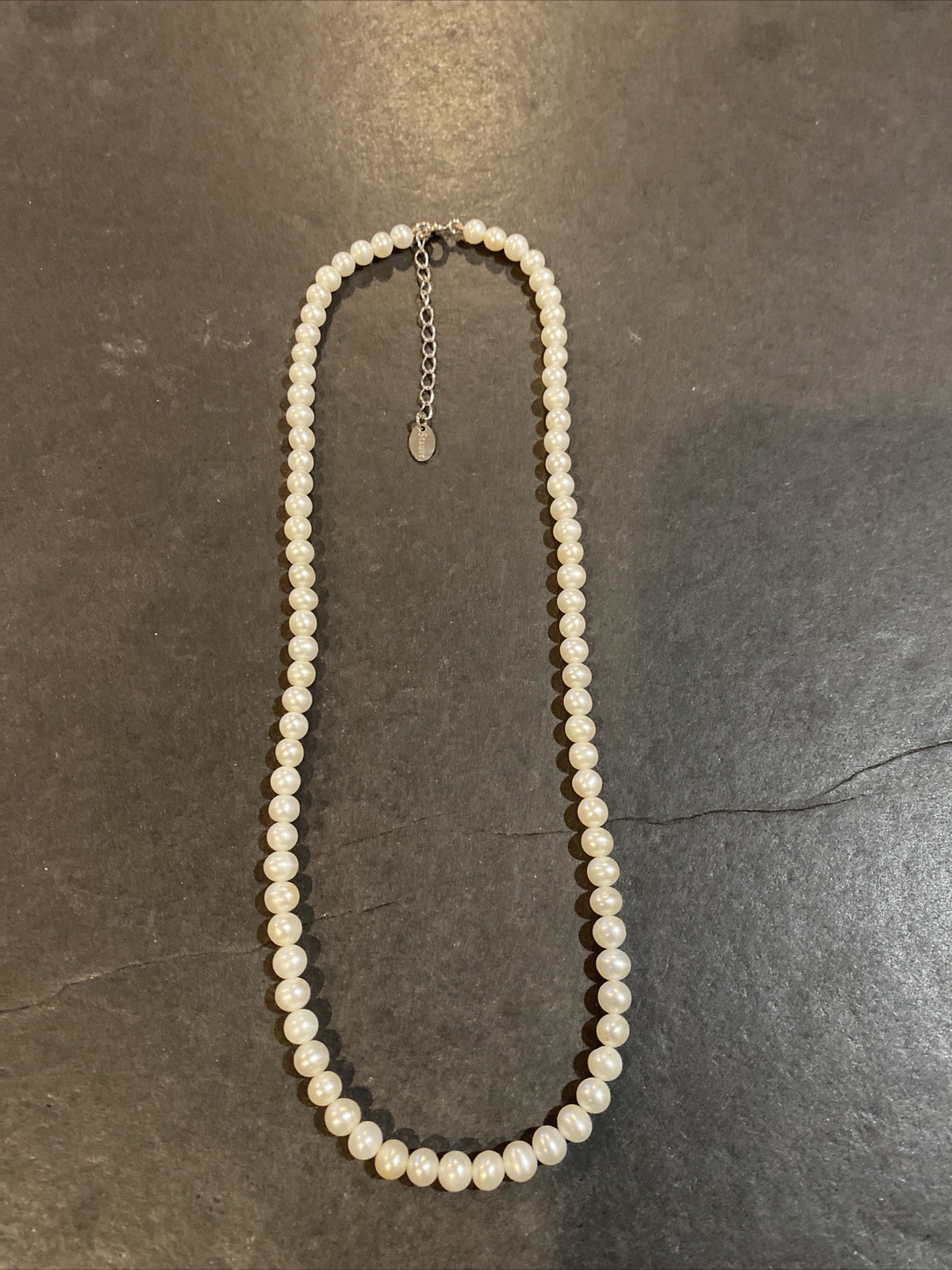 Signed STAUER Freshwater WHITE PEARLS Sterling SILVER… - Gem