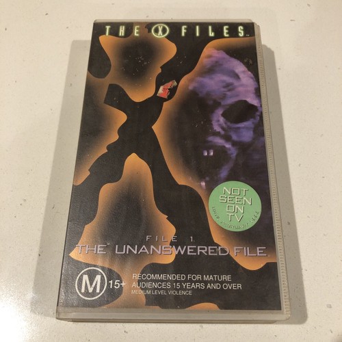 The X Files VHS 1995 File 1 The Unanswered File David Duchovny Gillian ...