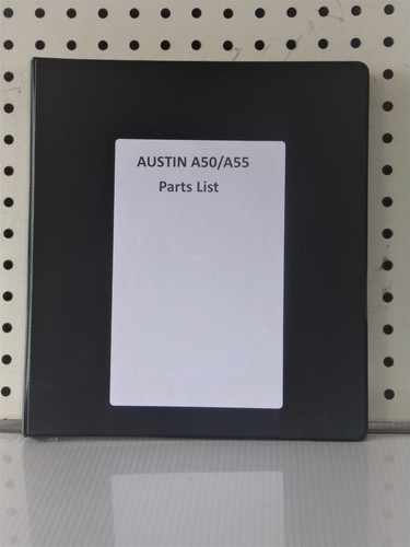 AUSTIN A50/A55 Factory Parts List, Van, Saloon, Pickup | eBay